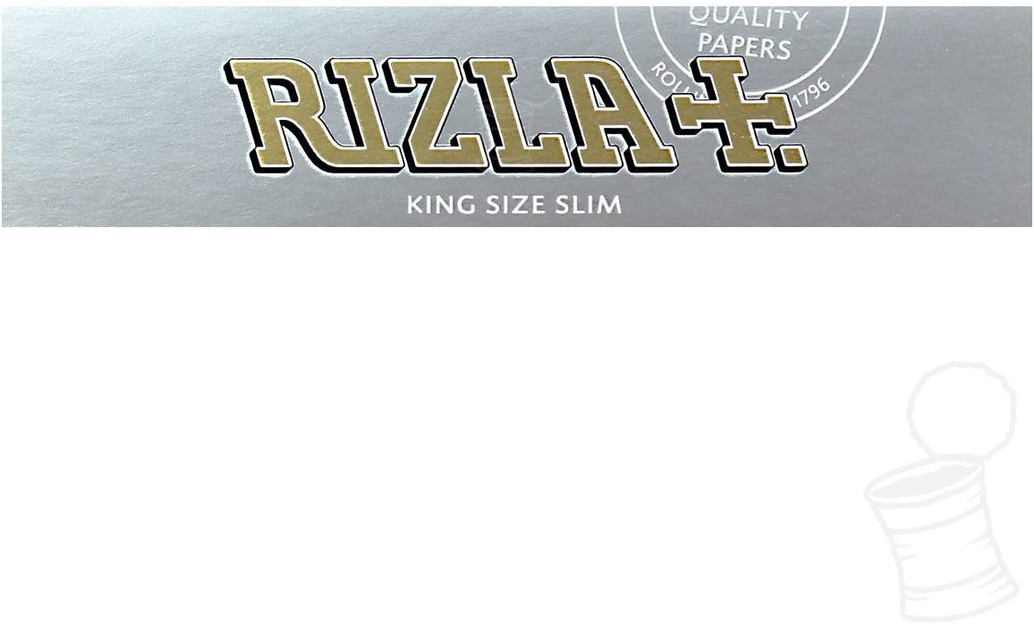 Rizla Silver King Size Slim 50 Booklet Bulk Pack – OzzySmoker.com
